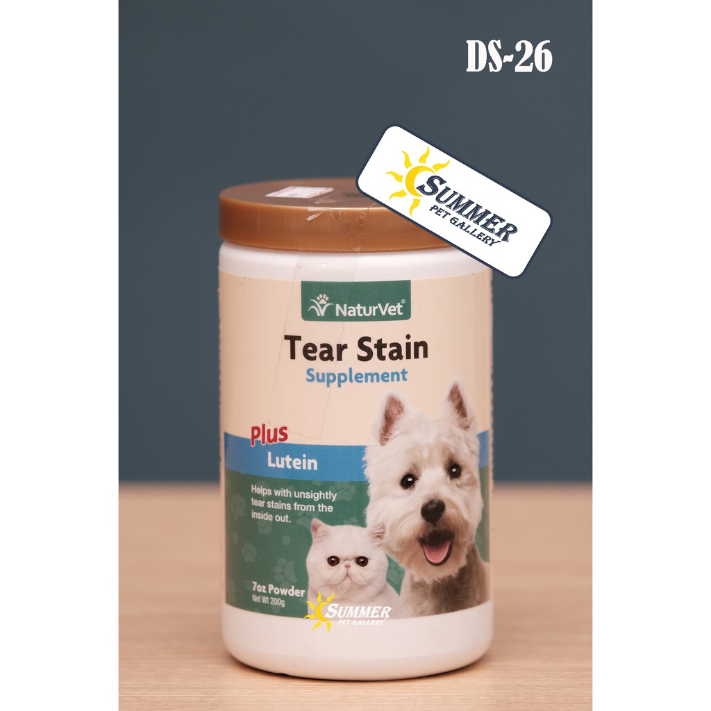 NaturVet Tear Stain Supplement Powder(200G) ORIGINAL For Dog And Cat ...