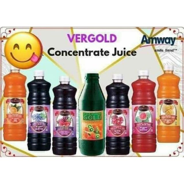 Vergold Juice Amway 🥝🍊🍇🍹 | Shopee Malaysia