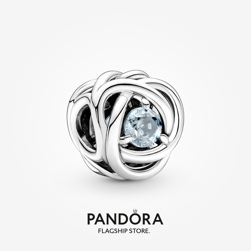 Pandora Sea Aqua Blue Eternity Circle Charm | Shopee Malaysia