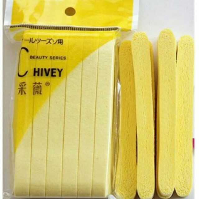 Sponge - Chivey facial cleansing sponge (set of 12) | Shopee Malaysia