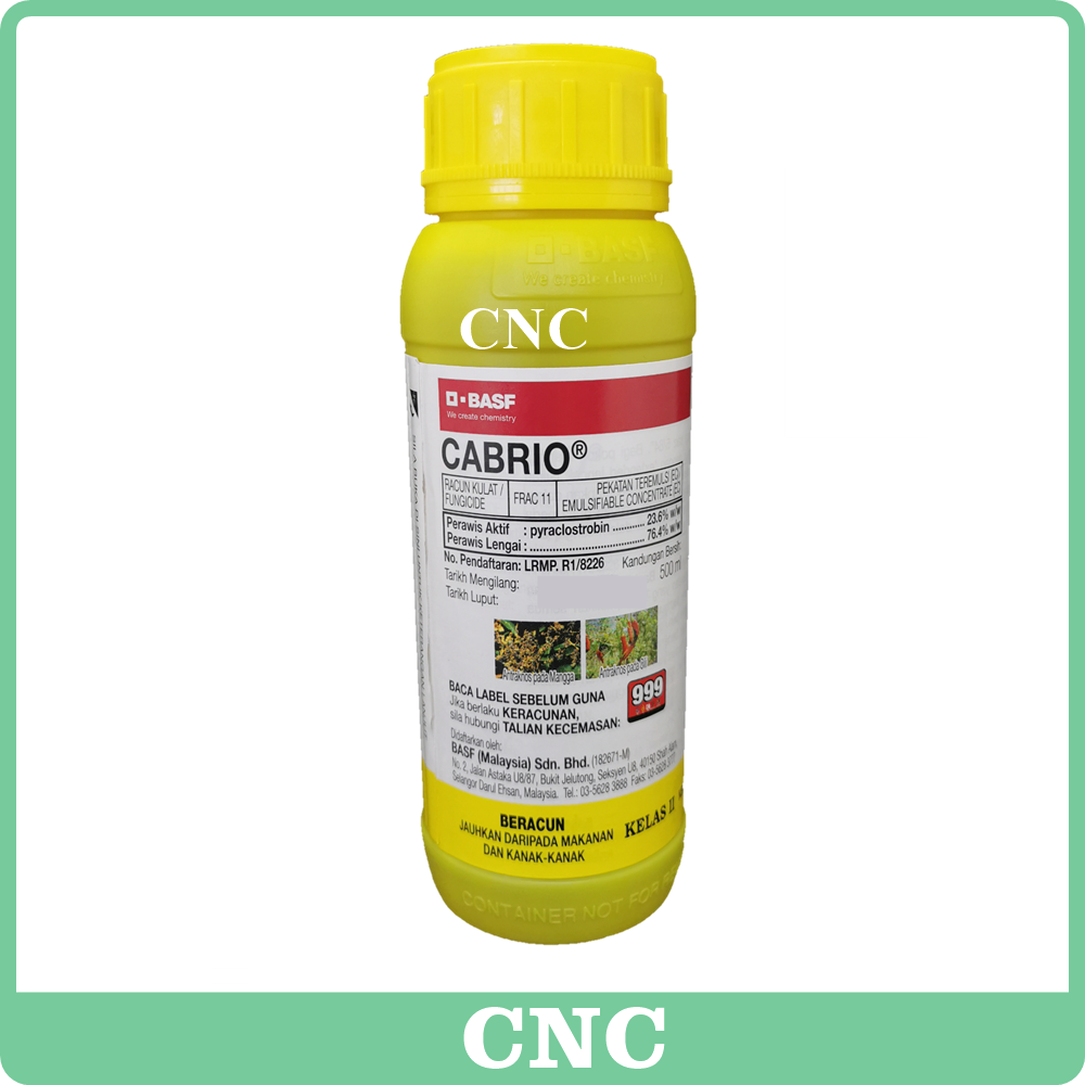 500ML Cabrio BASF Pyraclostrobin 23.6% Fungicide Racun Kulat Antraknos ...