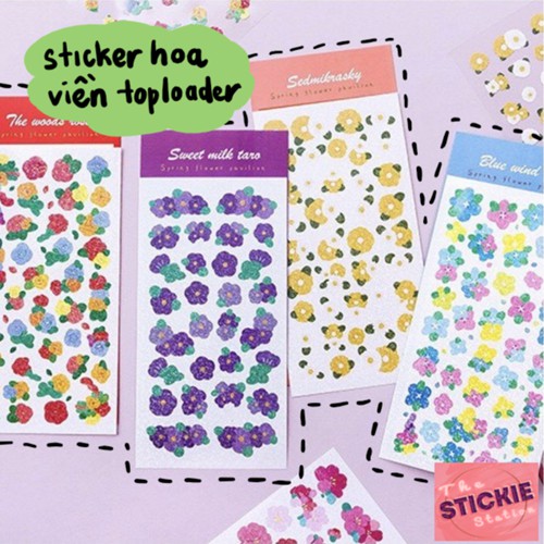 Sticker Flower Border Toploader - Decorative Sticker Toploader | Shopee ...
