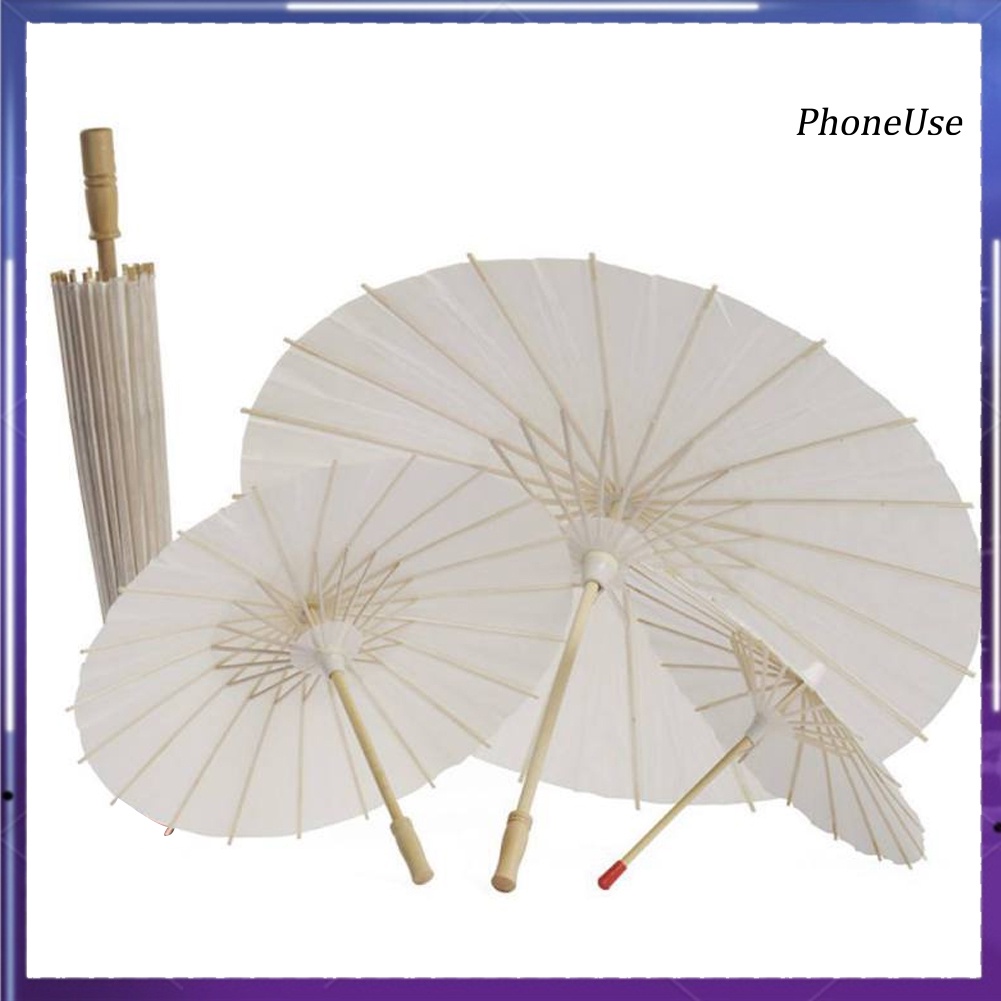 PU- Chinese Vintage DIY Paper Umbrella Wedding Decor Photo Shoot ...
