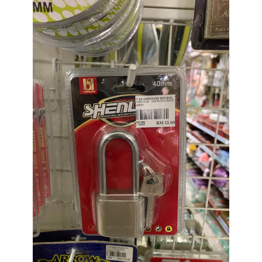 PADLOCK - SHENLING S1675 40MM | Shopee Malaysia
