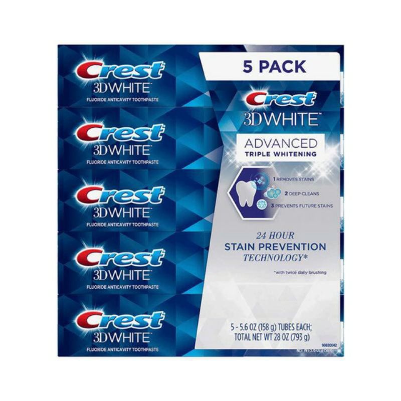 Crest 3D White Advanced Whitening Toothpaste (USA) | Shopee Malaysia