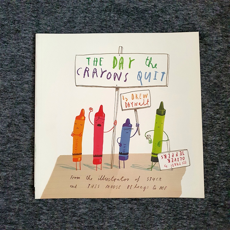 The Day The Crayons Quit | Drew Daywalt | Toddler Book | Shopee Malaysia