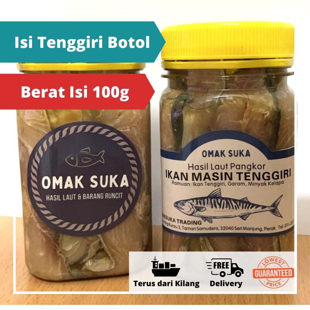 Isi Ikan Masin Tenggiri Jeruk Best Pangkor 5A (300g/600g) (Sila Baca ...