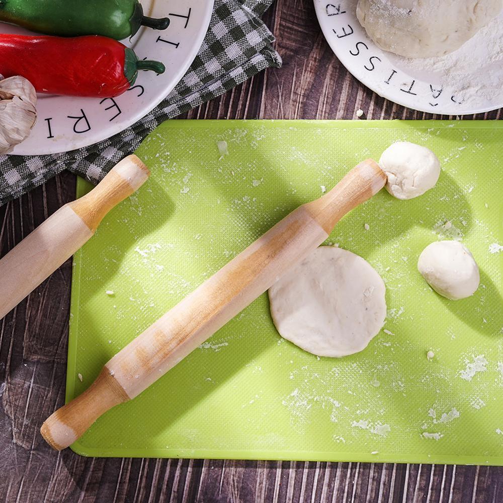 Wooden Roller Dough Pastry Pizza Noodle Biscuit Tools Pasta Cracker ...