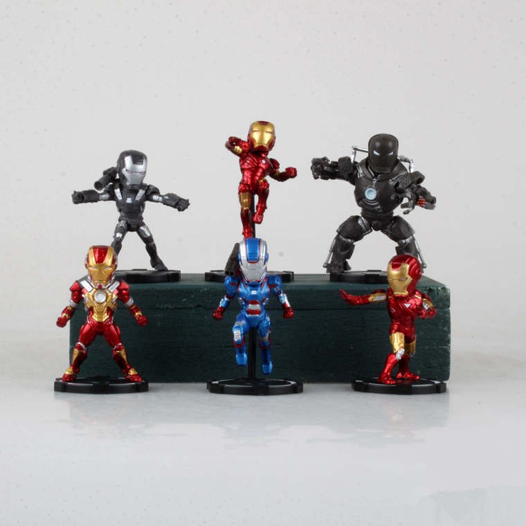 Marvel wcf avengers iron man war machine mini figure Tony Stark Captain ...