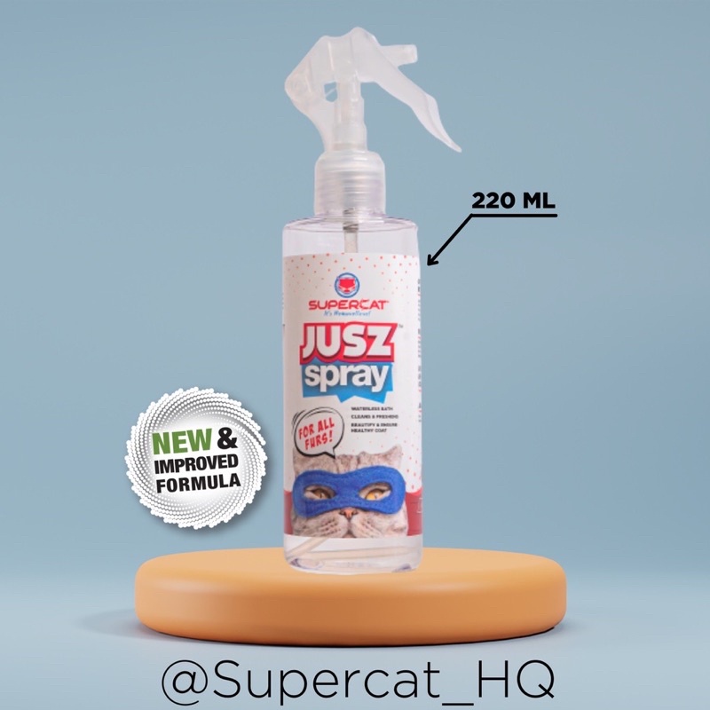 [NEW FORMULA] 150ml Supercat Jusz Spray anti fungus, fleas, mites ...