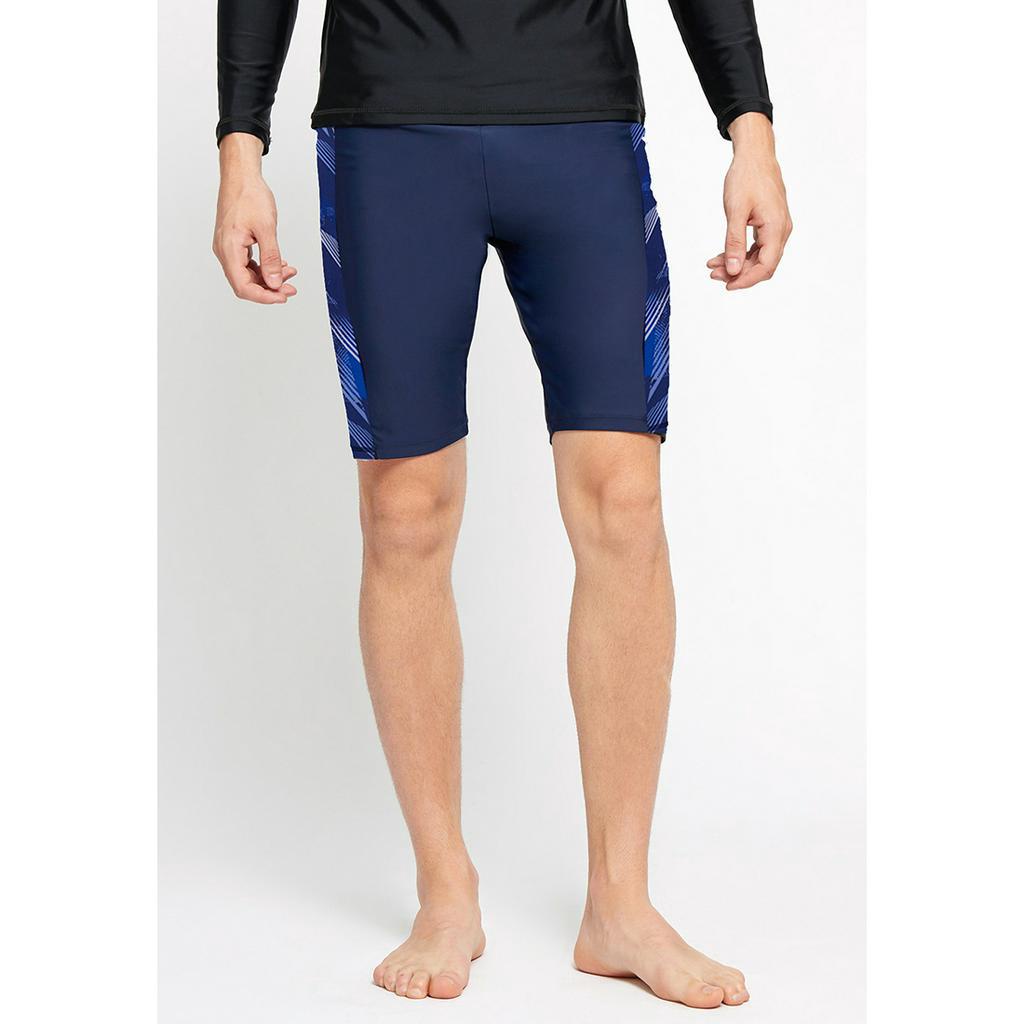 FUNFIT Men's Swim Long Jammers (Geometric) | Shopee Malaysia