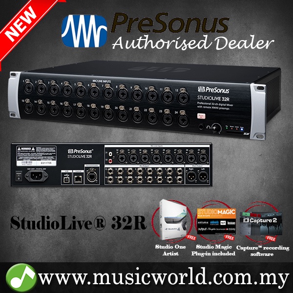 PreSonus StudioLive 32R Series III 32-channel Stage Box and Rack ...