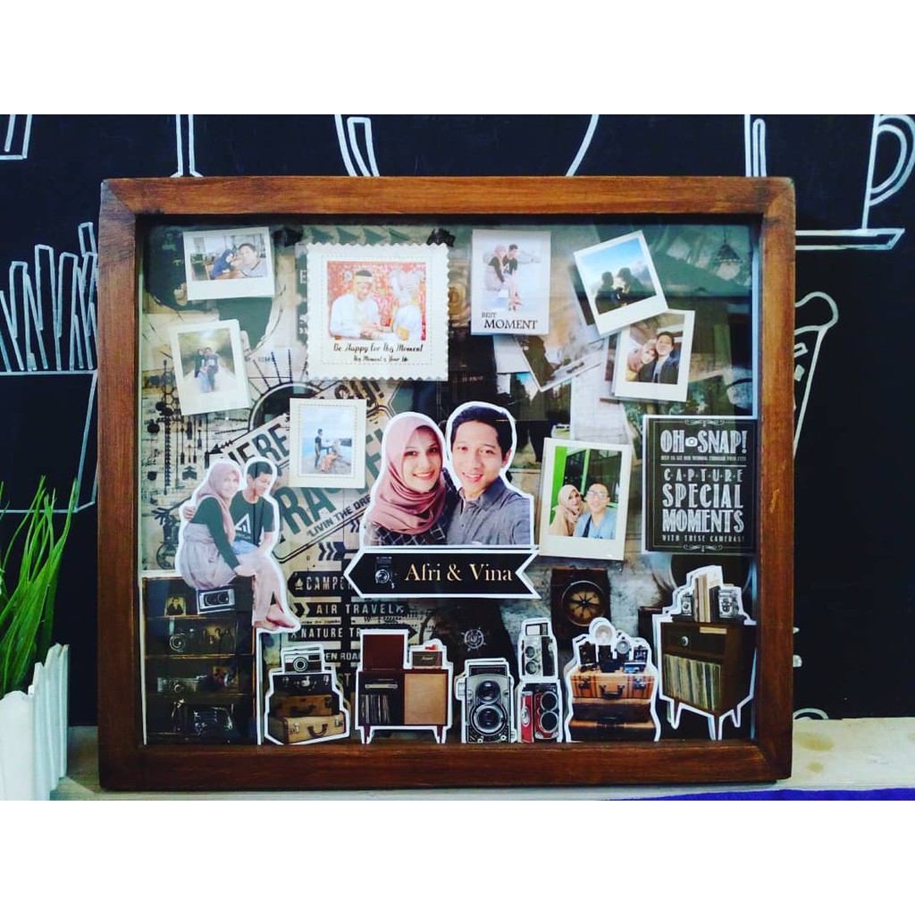 Unique Gift SPECIAL Gift 3D 3D Frame (Retro Theme) | Shopee Malaysia