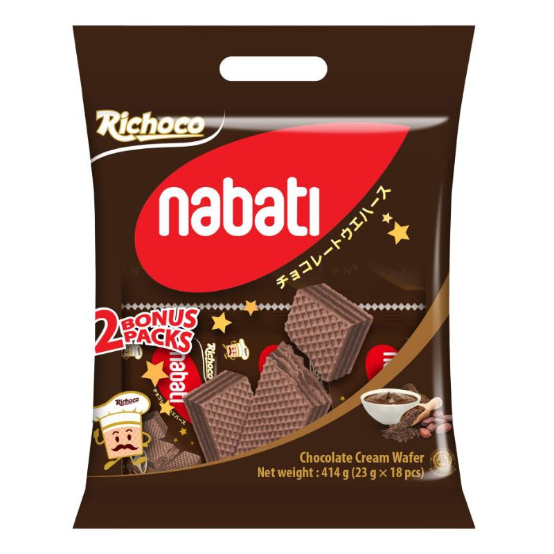 [TKM] Nabati Cream Wafer Family Pack 18pack x 23g (414g) | Shopee Malaysia