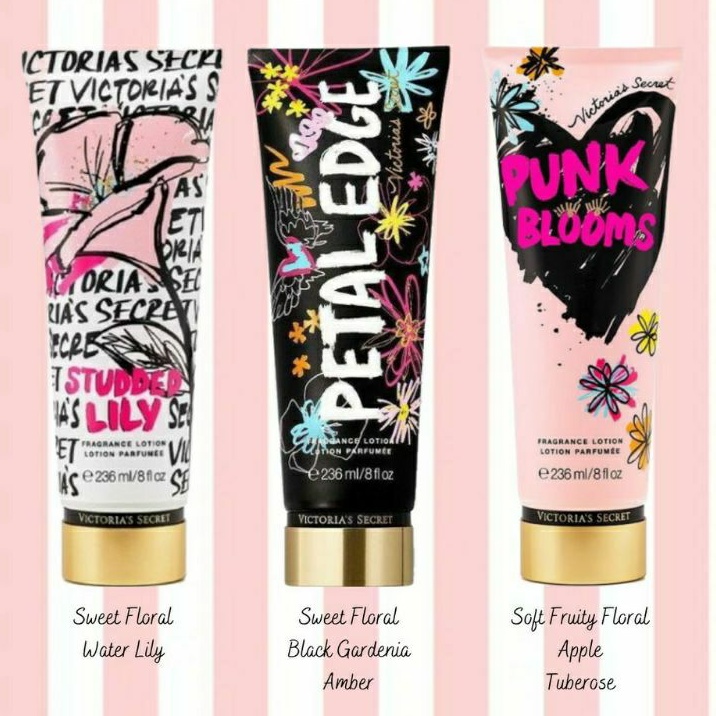 Victoria's Secret Fragrance Punk Bloom / Studded Lily/ Petal Edge Body ...
