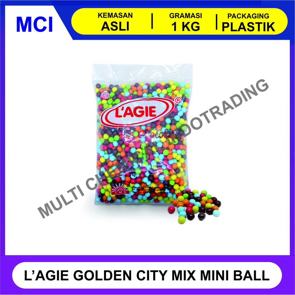 COLORFUL GOLDEN CITY MINI LAGIE CHOCOLATE SNACKS 1 KG / CHOCOLATE ...