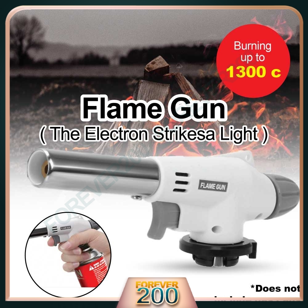 Multipurpose Flame Gun Butane Burner Welding Fire Maker Camping Gas ...