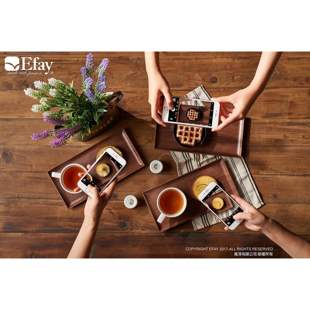 [Efay] Melamine Food Display Tray/ Props / Wood Design / Serving ...