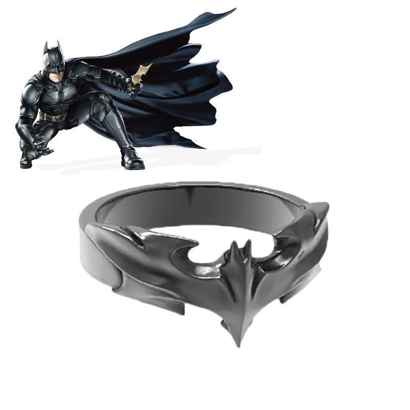 Justice League Dark Batman s925 Ring Personality Design Student Jewelry ...