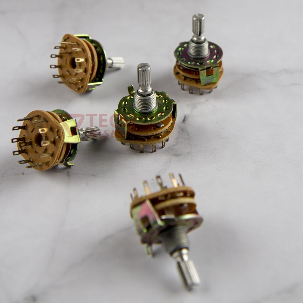 Rotary Switch 1x12 12 Position Switch Selector Swivel 12x 12way ...