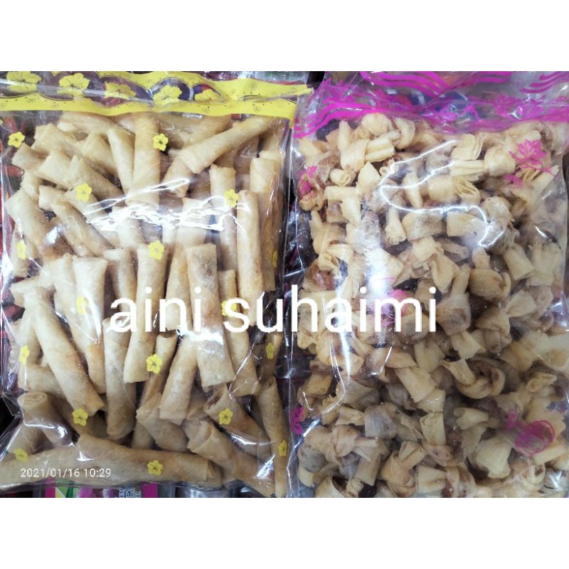 popia simpul dan gulung inti serunding ikan.. | Shopee Malaysia
