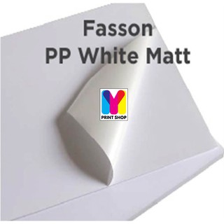 Sticker Fasson PP White Matt 100pcs A4 Label A3 Sticker Glossy ...