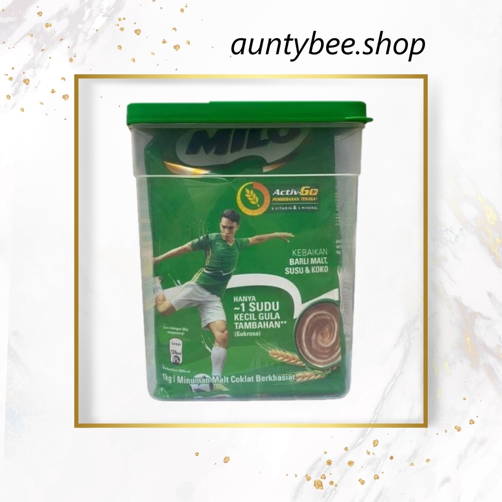 Milo Activ-Go Chocolate Malt Powder Softpack 1kg with Original Milo ...