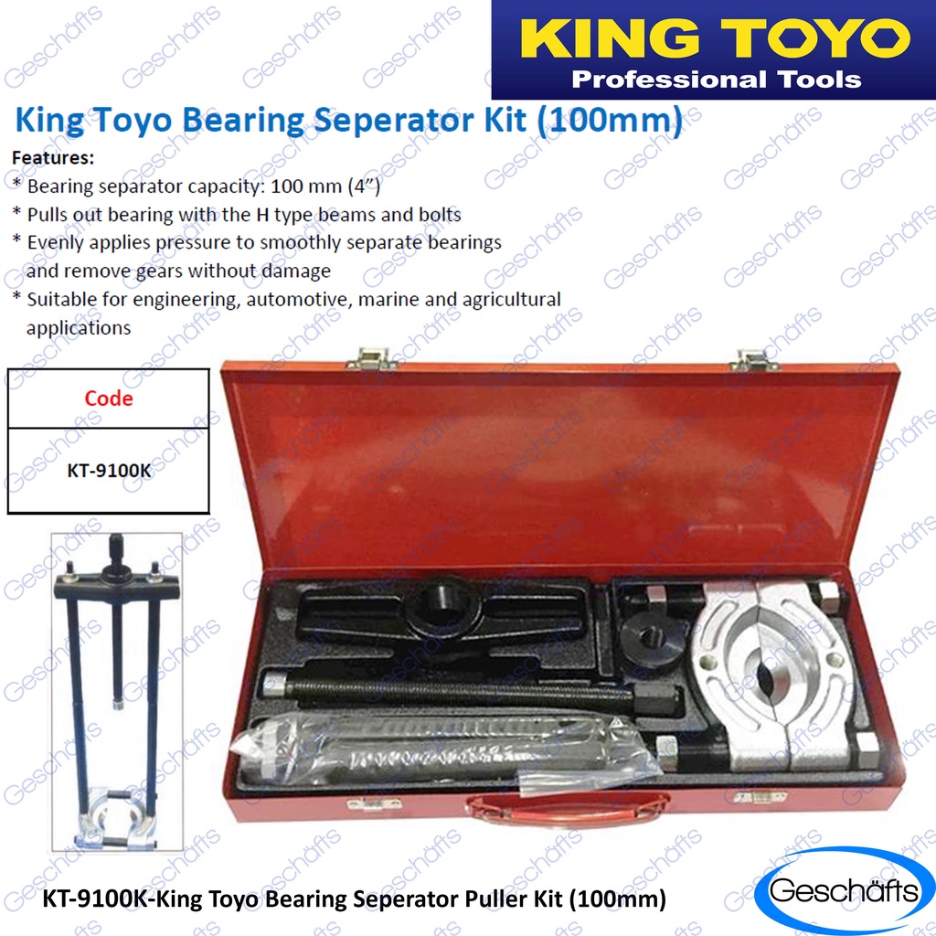King Toyo Bearing Seperator Kit Set (100mm) | Shopee Malaysia