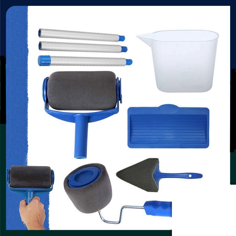 6 in 1 Berus Cat Roller Cat Magic Smart Paint Roller Refill Painting ...