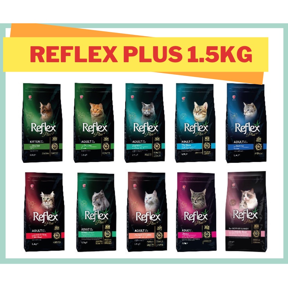 Reflex Plus 1.5kg Cat Food Reflex Makanan Kucing 1.5kg Reflex Cat Food ...