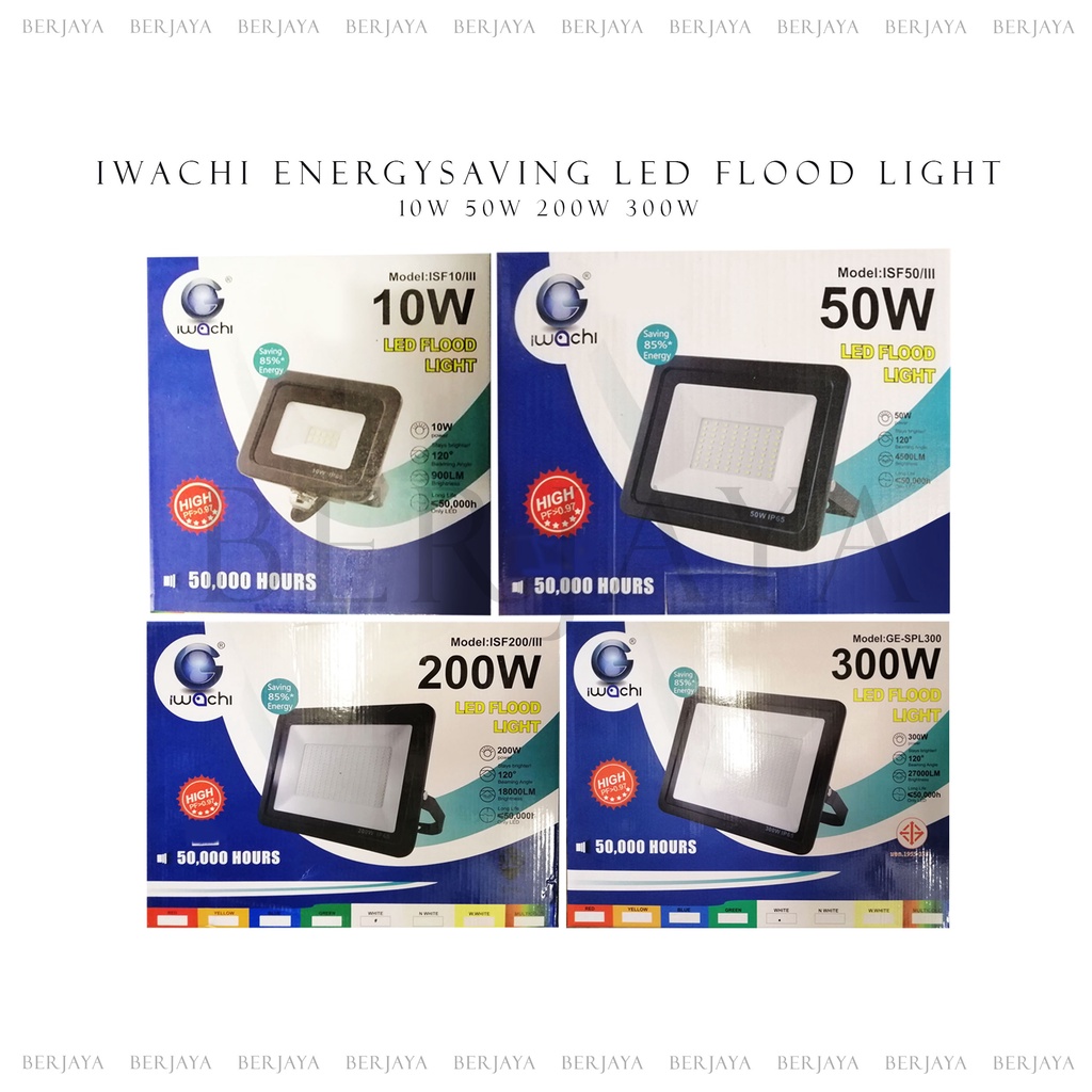Premium Quality Weatherproof IWACHI DAYLIGHT 10W 50w 100w 150w 300w LED ...