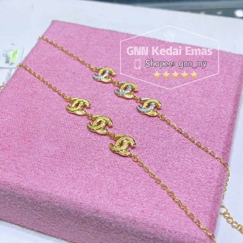 EMAS 375 RANTAI TANGAN 375 GOLD BRACELET T47 DAOMO | Shopee Malaysia