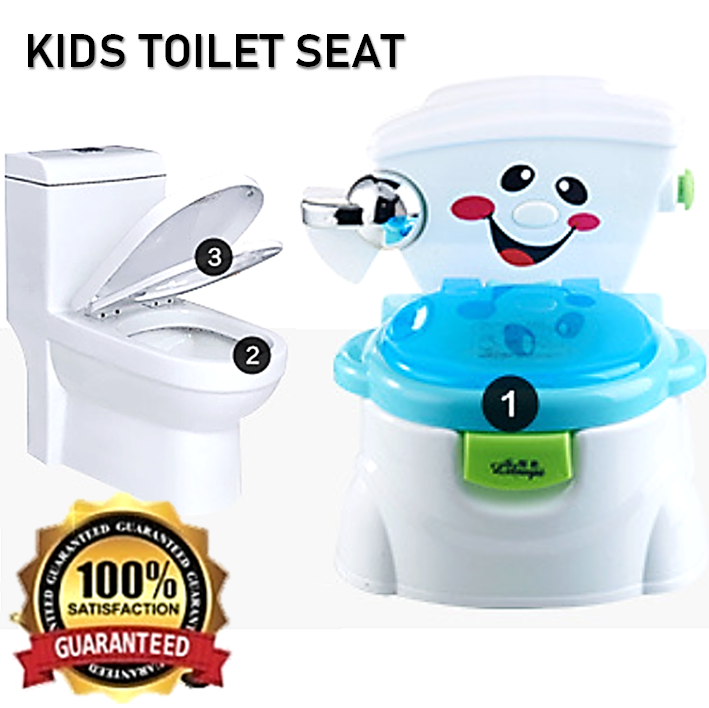Children Baby Toilet Potty Seat Sit Bath Shower Chair Foldable with ...
