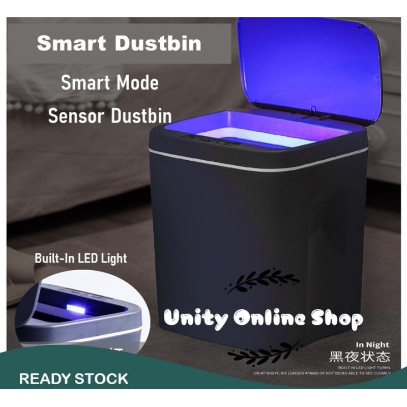 14L Touchless Smart Dust Bin Motion Sensor Automatic Sensing Induction ...