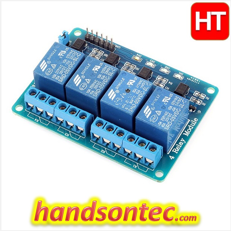 4-Channel 5V Optical Isolated Relay Module | Shopee Malaysia