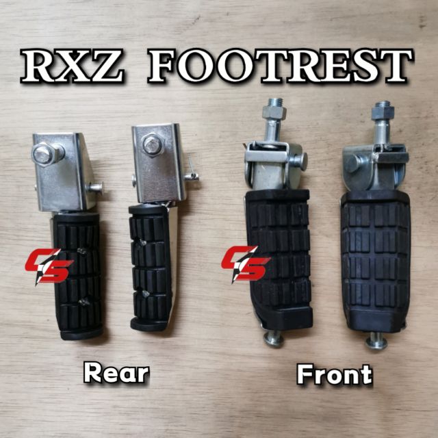 RXZ FRONT & REAR FOOTREST STANDARD ( with bracket) | Shopee Malaysia