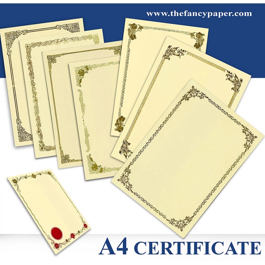Certificate paper 100 sheets | Shopee Malaysia