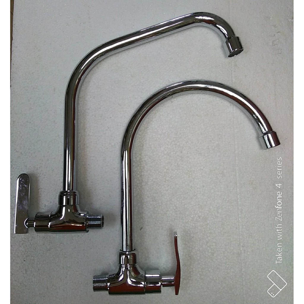 Valencia Brass Kitchen Sink wall Cold Tap Faucet Pull Out 360 Flexible ...