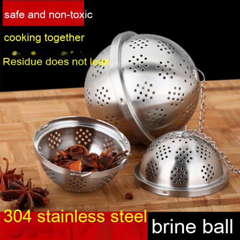 Ready Stock Supply 304 Stainless Steel Seasoning Ball Hot Pot Braised ...
