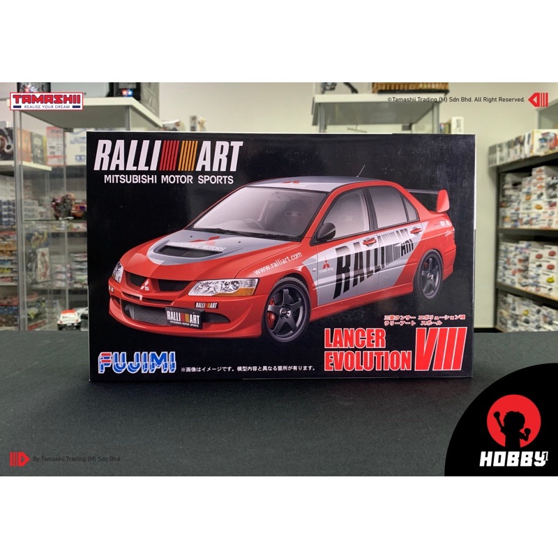 Fujimi Ralliart Lancer Evolution VIII (Scale 1/24) | Shopee Malaysia
