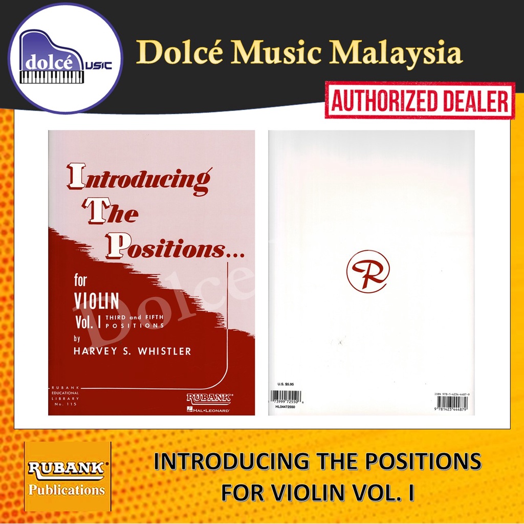 Rubank - Introducing the Positions for Violin Vol. I | Shopee Malaysia