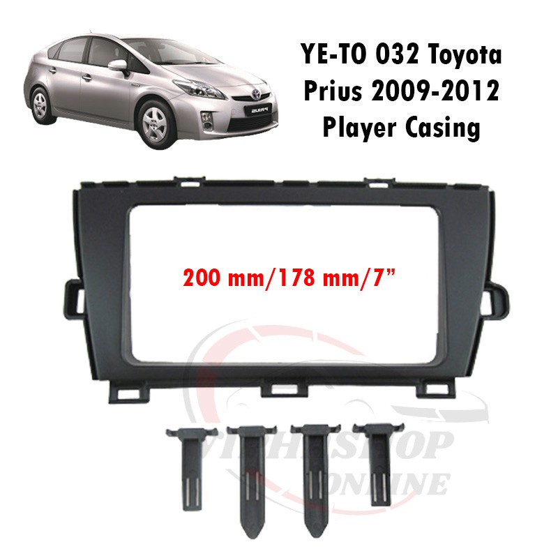 YE-TO 032 Toyota Prius 2009-2012 Player Casing (Black) | Shopee Malaysia
