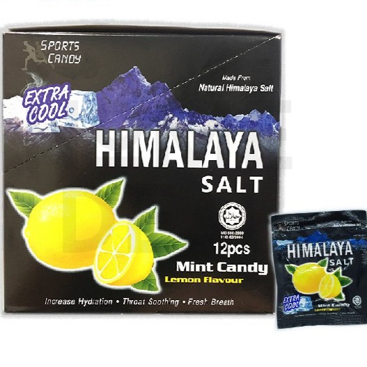 Himalaya Salt Sport Candy ( Lemon/ Ginger) - Extra Cool (1pkt x 15g ...