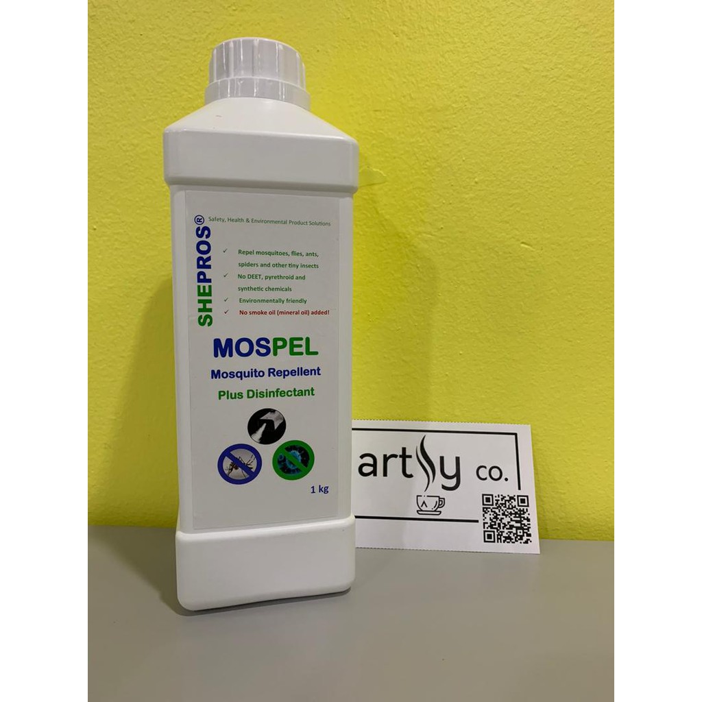 (READY STOCK) SHEPROS MOSPEL Mosquito Repellent Plus Disinfectant 1L ...