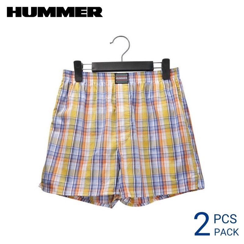Hummer Extra Size Men Underwear Woven Cotton Boxer (2 Pcs) HM6122 ...