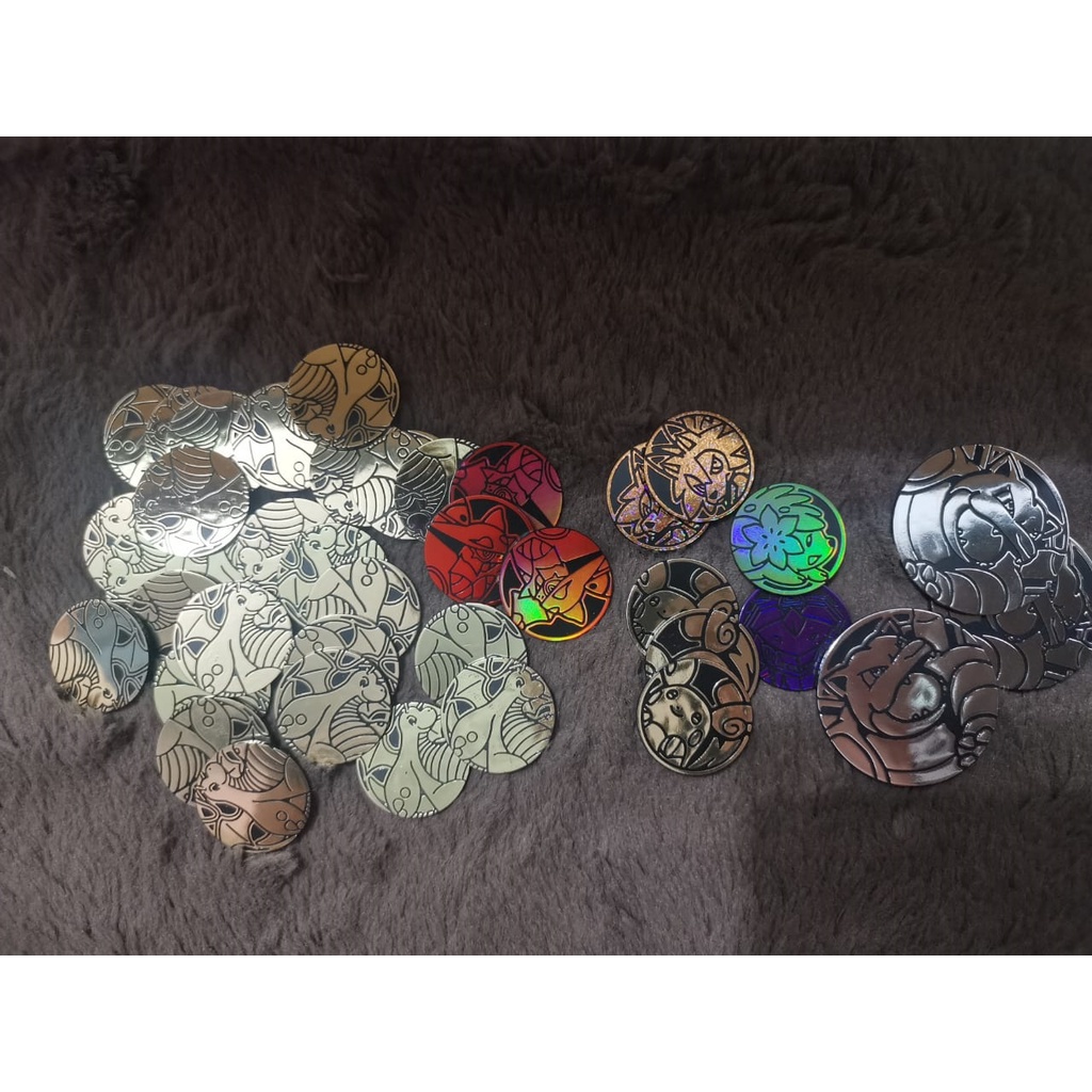 Pokemon coin Original tcg card collectible coin | Shopee Malaysia