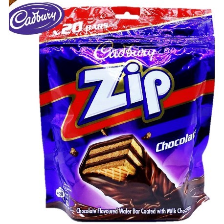 Cadbury zip chocolate wafer bar 162.5g(20bar) | Shopee Malaysia
