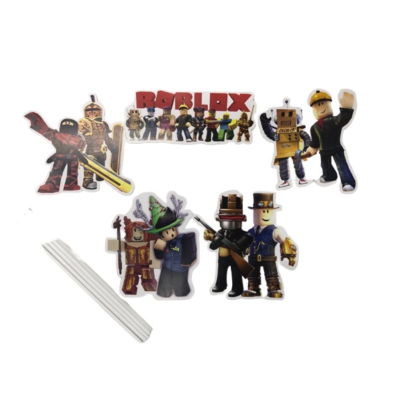 Ready Stock High Quality " Roblox " Cake Decoration/Cake Topper with ...