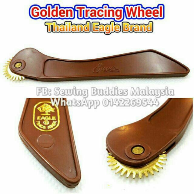 Thailand Eagle Golden Tracing Wheel Roda Surih Tracing Roller | Shopee ...