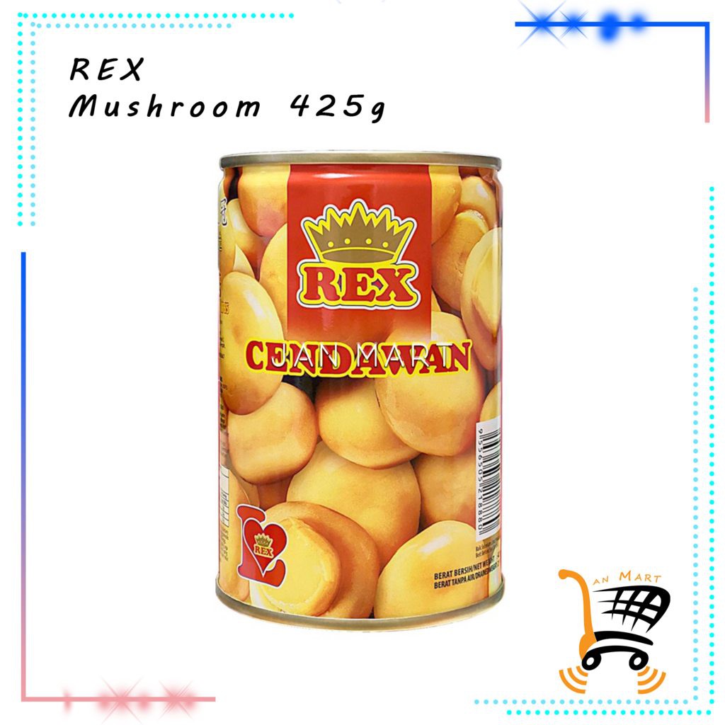 REX Button Mushroom 425G | Shopee Malaysia